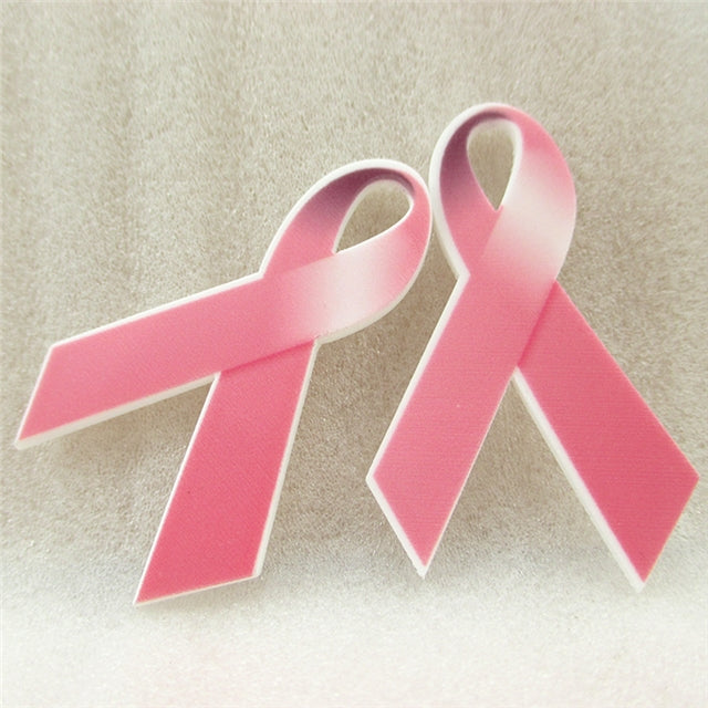 Breast Cancer Ribbon – Faux Leather For You