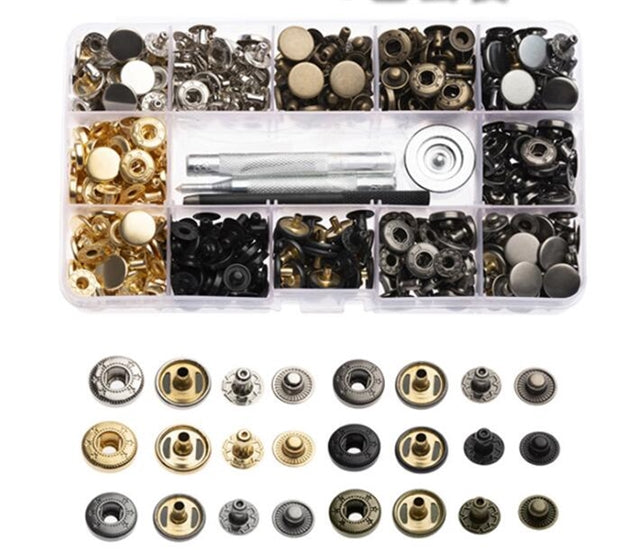 Copper Snap Button Set – Faux Leather For You